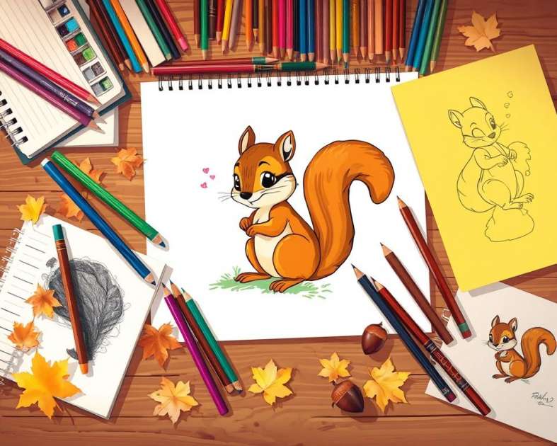 Aranyos mókus rajzok: Kreatív ötletek és tippek – ZsebiNet